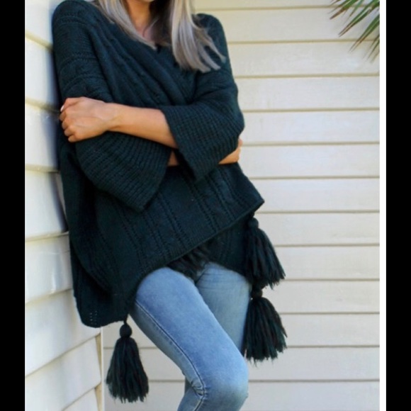 the magic wand | Sweaters | Dk Green No Button Cardigan Sweater With ...